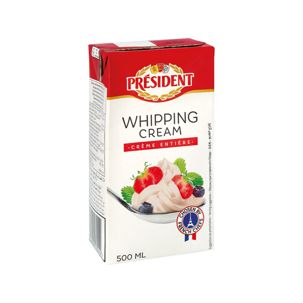 President Whipping Cream 總統淡忌廉 - 500ml – HOMEMADEDESSERT
